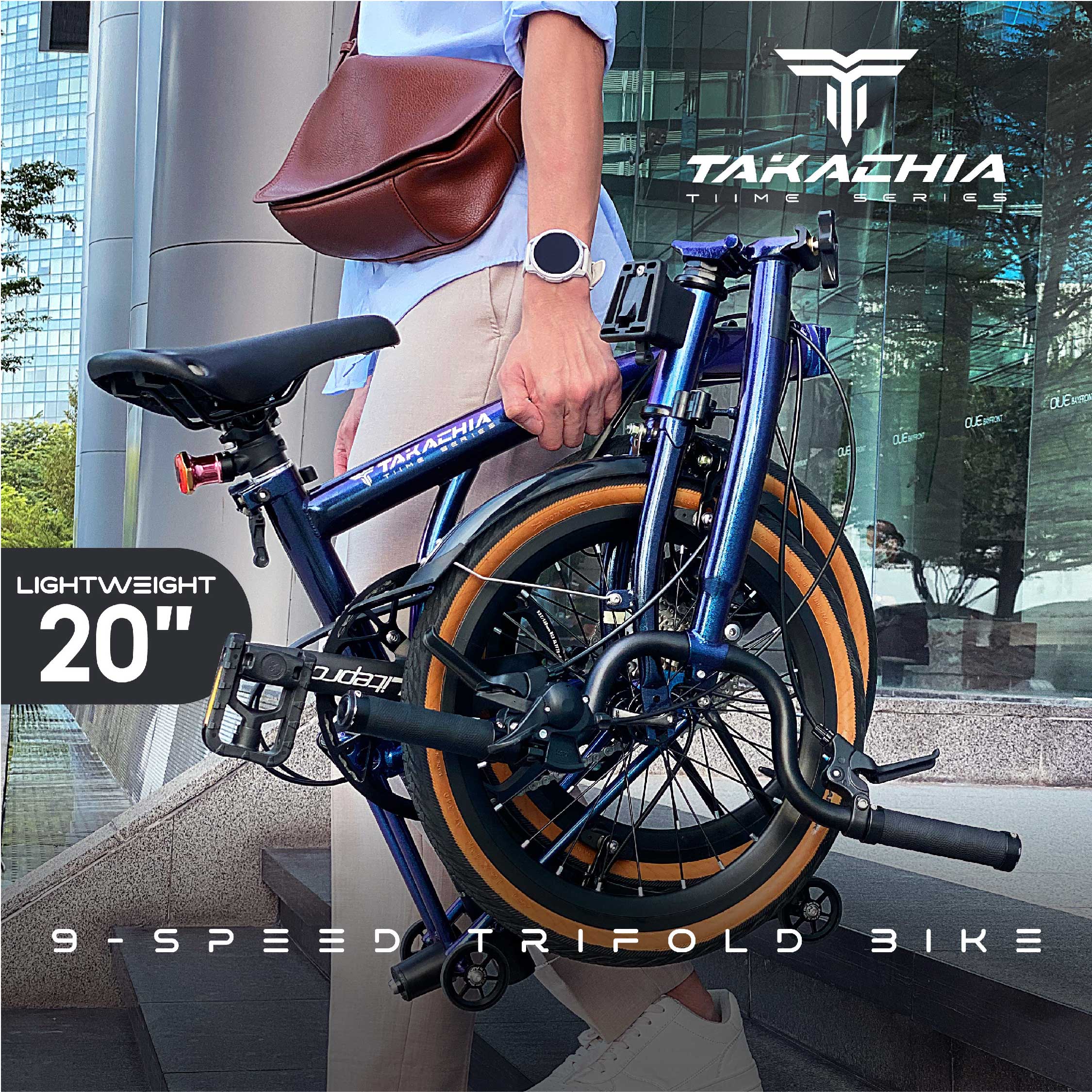 TAKACHIA® TIIME SERIES TRIFOLD BIKE - C20" – TRY Beyond Sports